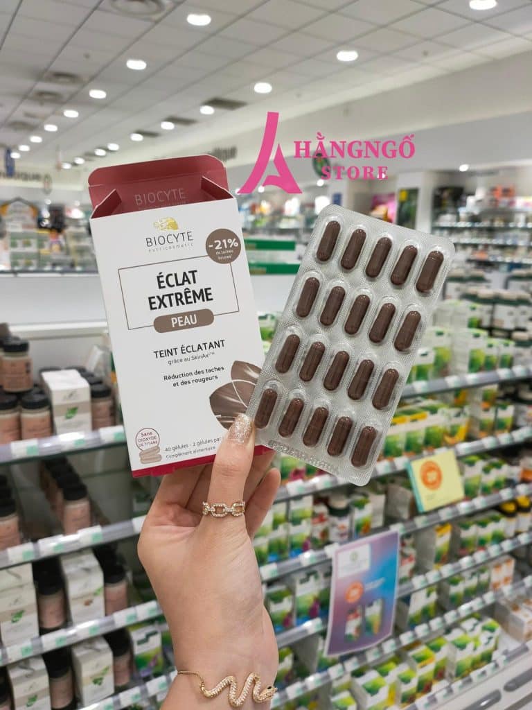 Viên uống Biocyte Éclat Extrême - Trắng da, mờ thâm nám