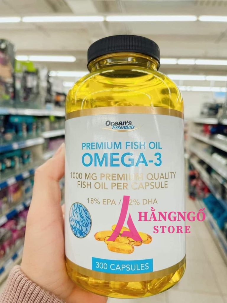Dầu cá Omega 3 Oceans Essentials Fish Oil - Tinh chất hàm lượng siêu ...